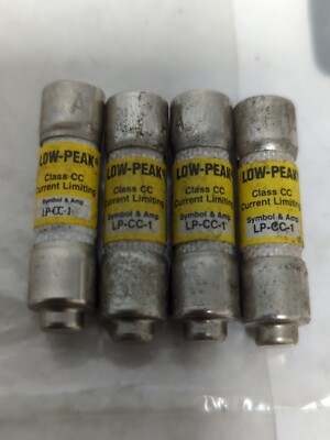 COOPER BUSSMANN,LP-CC-1,LOW-PEAK 1 AMP FUSE LOT OF 4 NOS | eBay