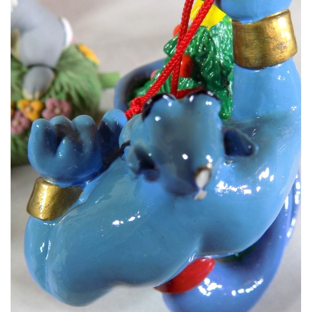 Disney Christmas Ornaments Bambi, Donald, Jasmin, Genie, Dumbo Lot of ...