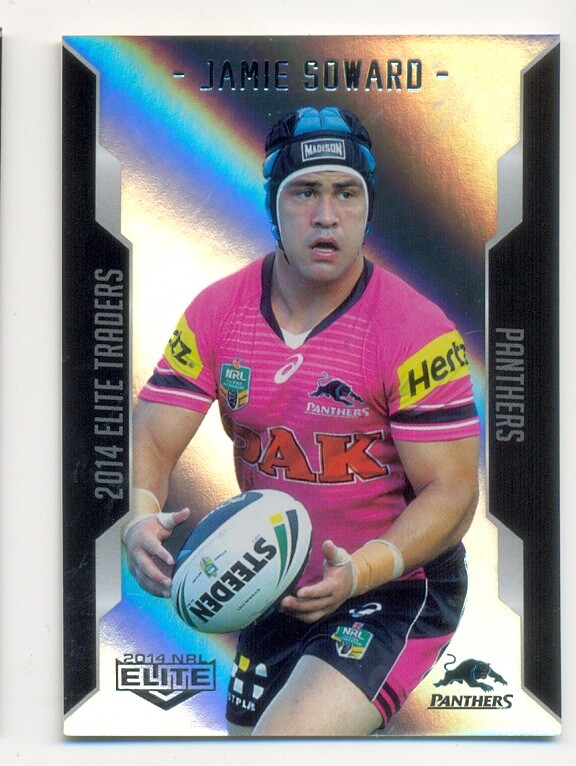 2014 NRL Elite Silver Parallel card P87 Jamie Soward - Penrith Panthers ...