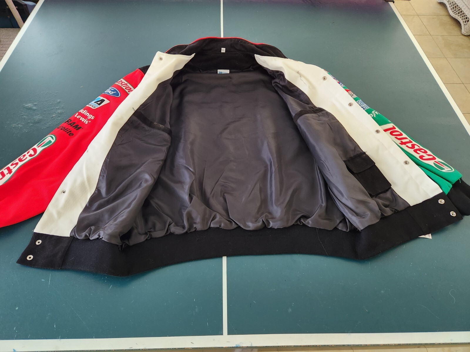 Autographed 3X Castrol GTX John Force Vintage NHRA JACKET Size XL | eBay