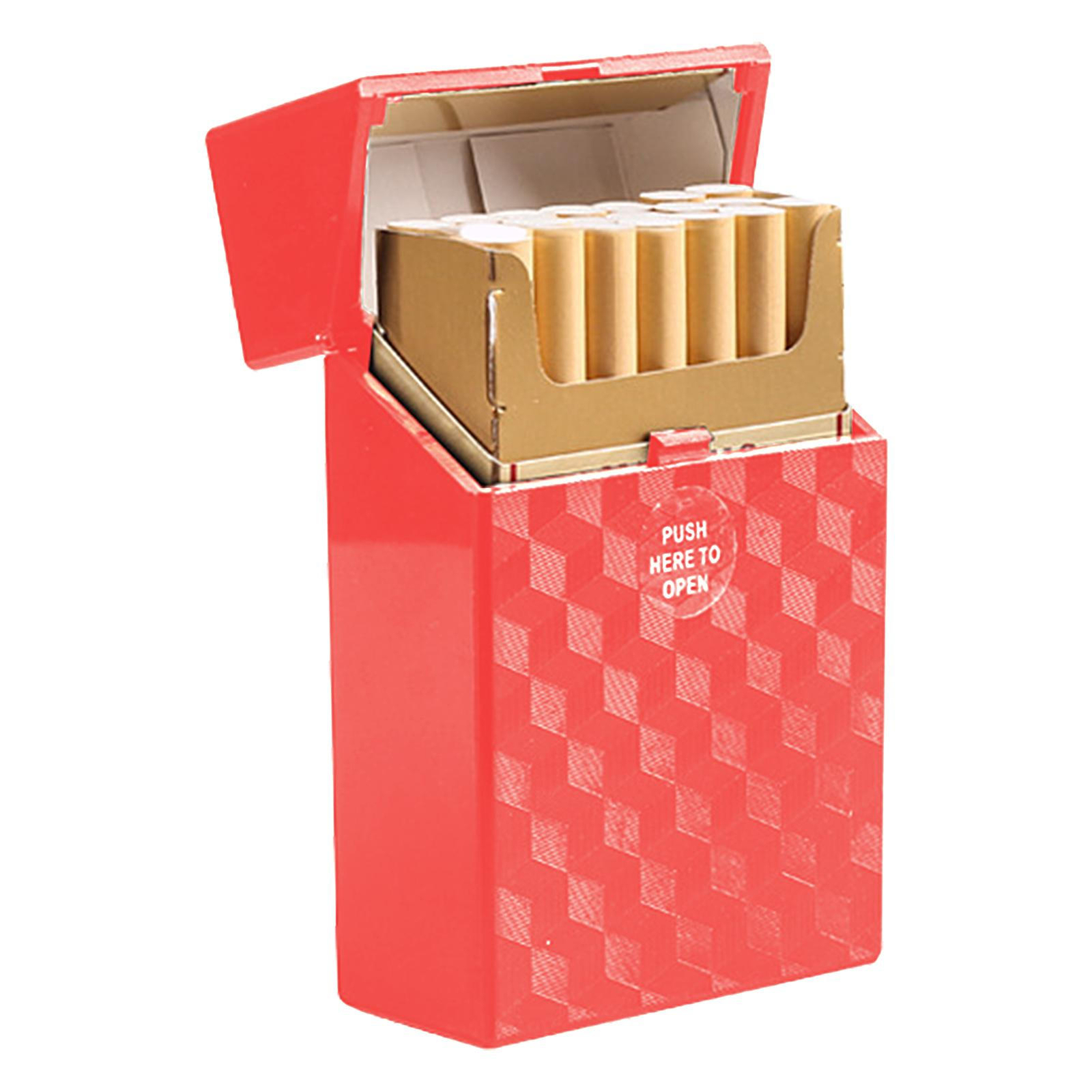 Cigarettes Case One Button Flip Cigarettes Container for 20 Cigarettes ...