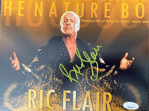 The Nature Boy Ric FLAIR AUTOGRAPHED Signed 8X10 PHOTO WWE WWF JSA COA ...