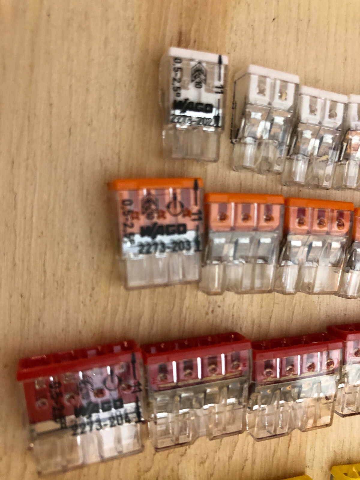 Wago Klemmen Set 2273 202 203 204 205 Hebelklemme 222 im Tanos ...