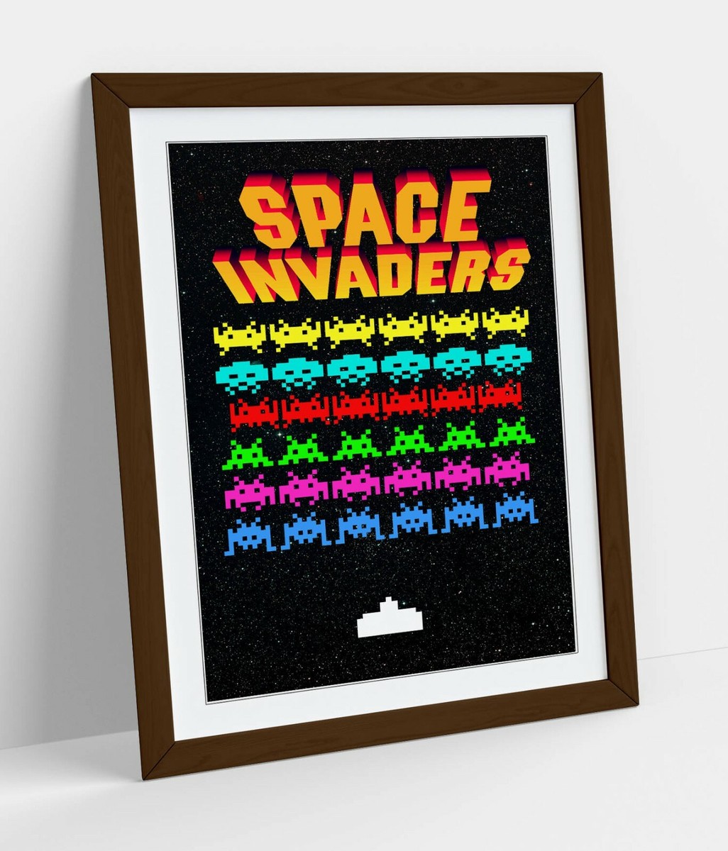 Fondo De Pantalla Space Arcade Invaders