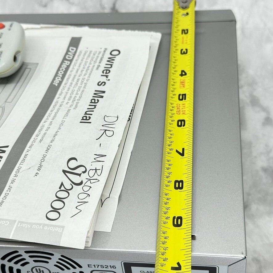 SV2000 WV10D6 DVD Recorder - Tested w/ Manuals & REMOTE | eBay