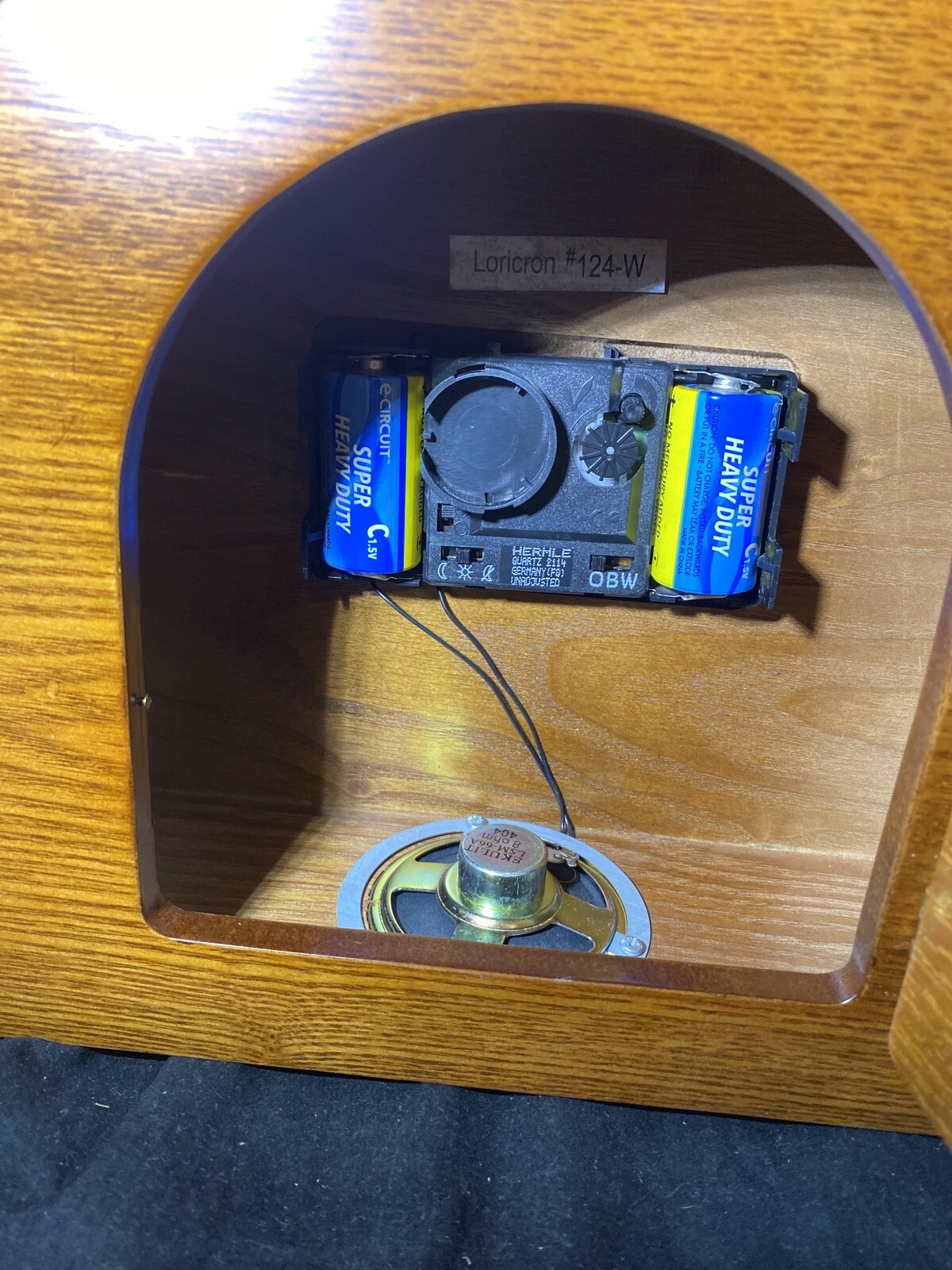 LORICRON QUARTZ 4/4 Westminster Hermile German Movement As Is | eBay