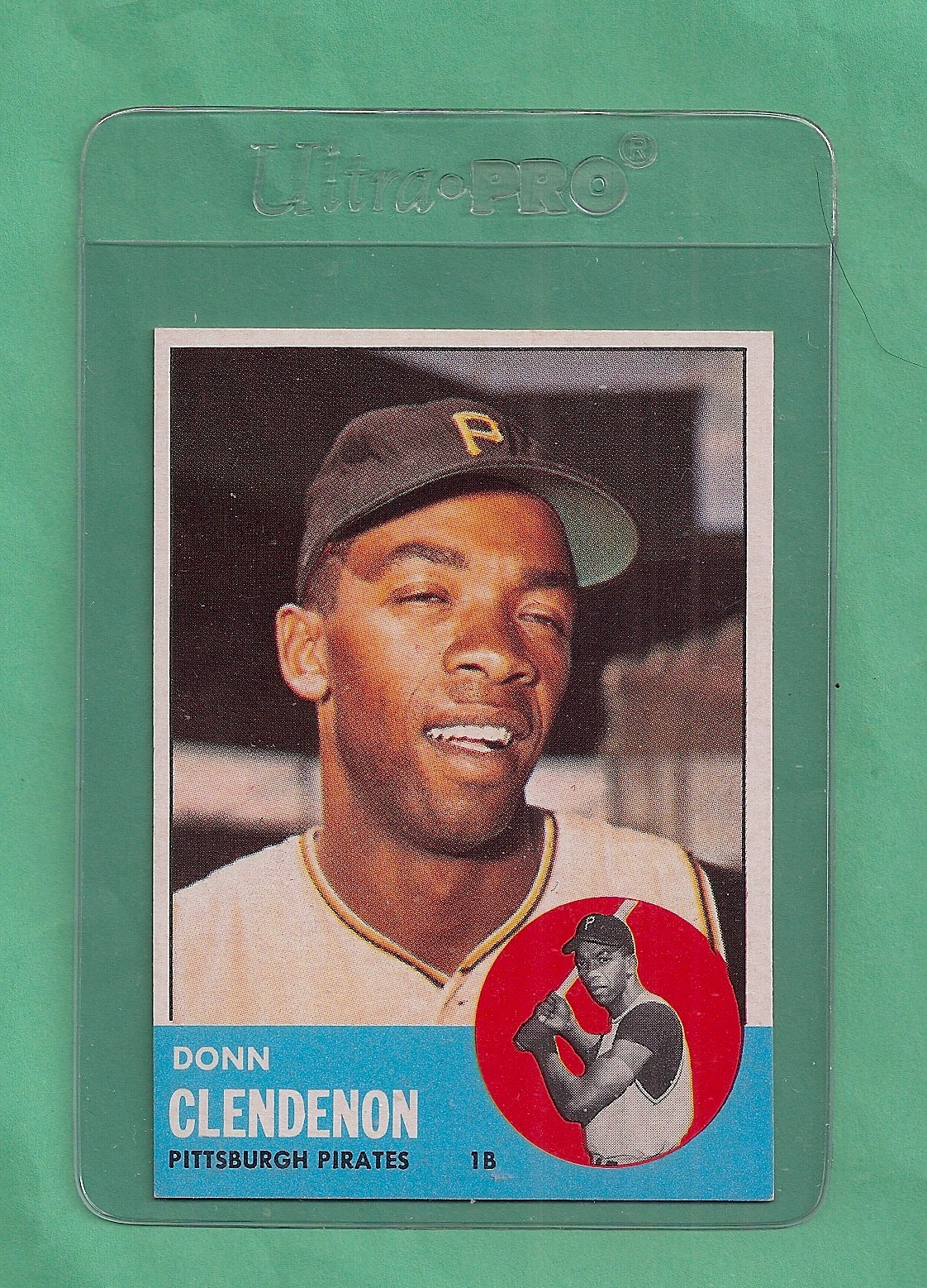 1963 Topps Pittsburgh Pirates Donn Clendenon # 477 NM-MT Tough Card ...