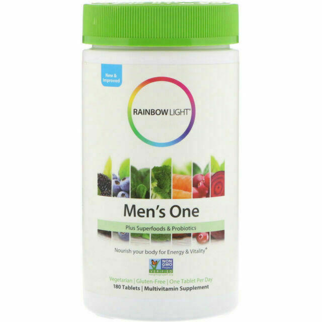 Rainbow Light Men's One Multivitamin Capsules - 180 Count for sale ...