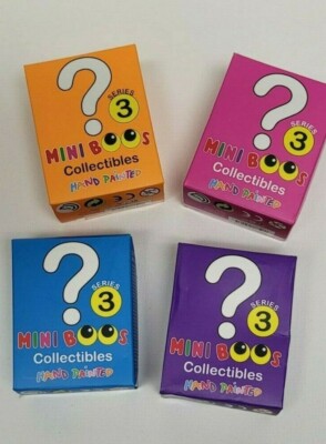 TY Mini Boos Series 3 Set Of Four Boxes-Open For A Surprise Character-4 ...