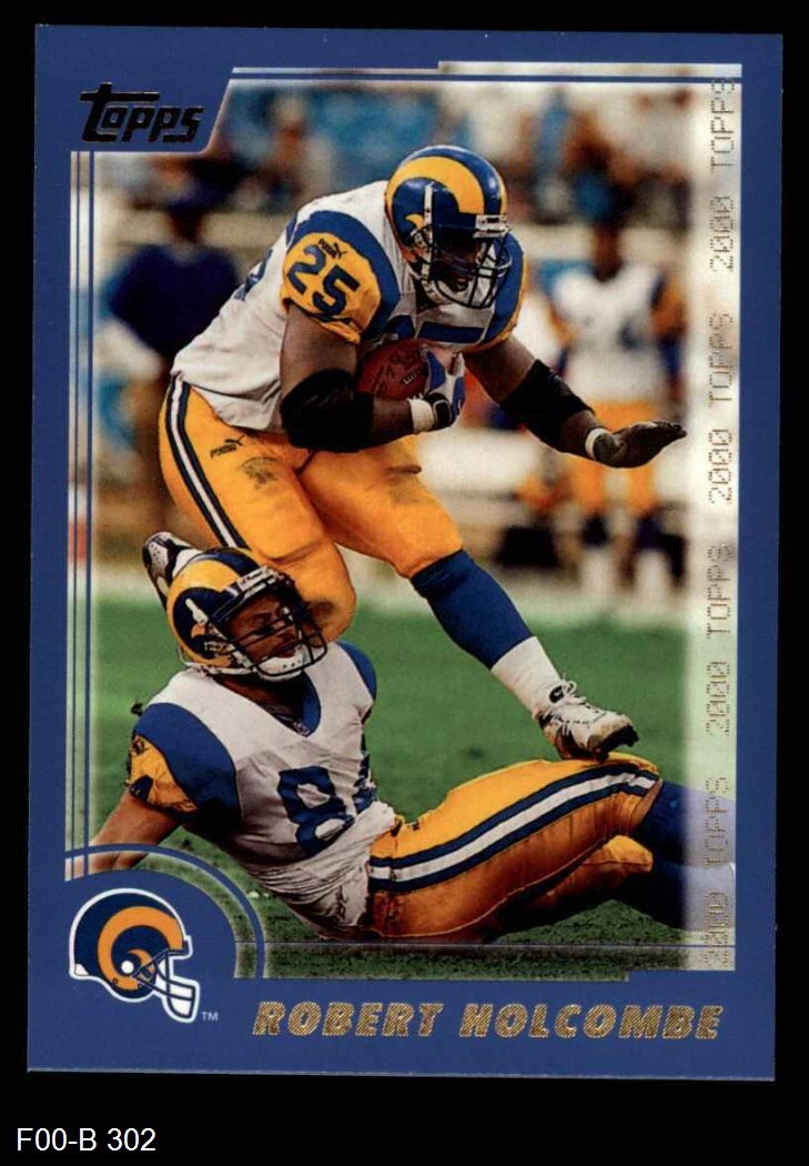 2000 Topps #302 Robert Holcombe Rams Illinois 8 - NM/MT | eBay