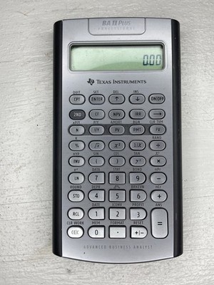Texas Instruments BA II Plus Professional Advanced Business Analyst | eBay