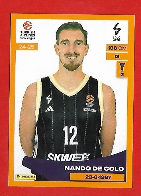 TURKISH AIRLINES EUROLEAGUE 2024-25 -Panini- FIGURINE -Scegli-Choose ...