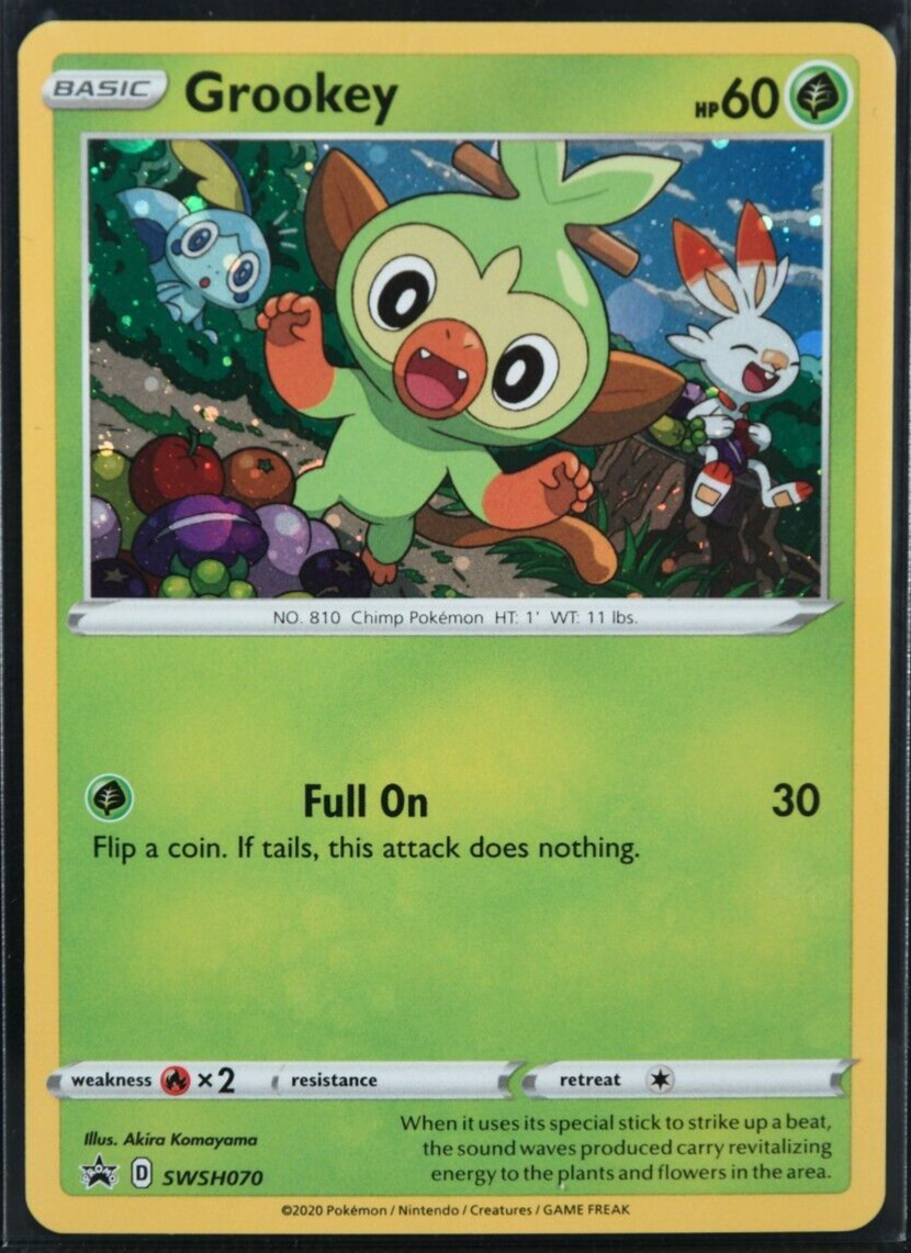 grookey swsh070 For Sale - MAVIN