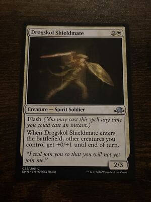 Drogskol Shieldmate 022/205 Eldritch Moon MTG Magic The Gathering L1609 ...