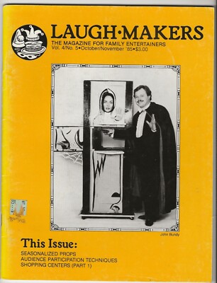 LAUGH MAKERS Magazine For Family Entertainers Vol 4 #5 October/November ...