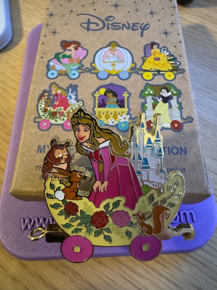 Disney Princess Train Car Mystery Pin Aurora Sleeping Beauty Boxlunch ...