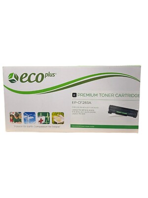 Premium Compatible EcoPlus 83A (CF283A) Toner Cartridge Black 1.5K ...