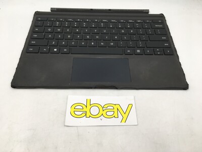 Microsoft 1725 Type Cover Black for Surface Pro 3 4 Backlit Keyboard ...