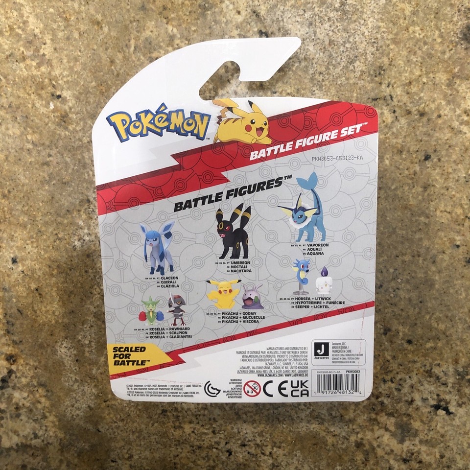 Pokemon Battle Pikipek, Galarian Ponyta and Snorunt Set Action Figure ...