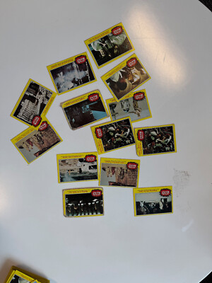 1977 Star Wars Yellow - Partial Trading Card Set - 13 Cards No Doubles | eBay