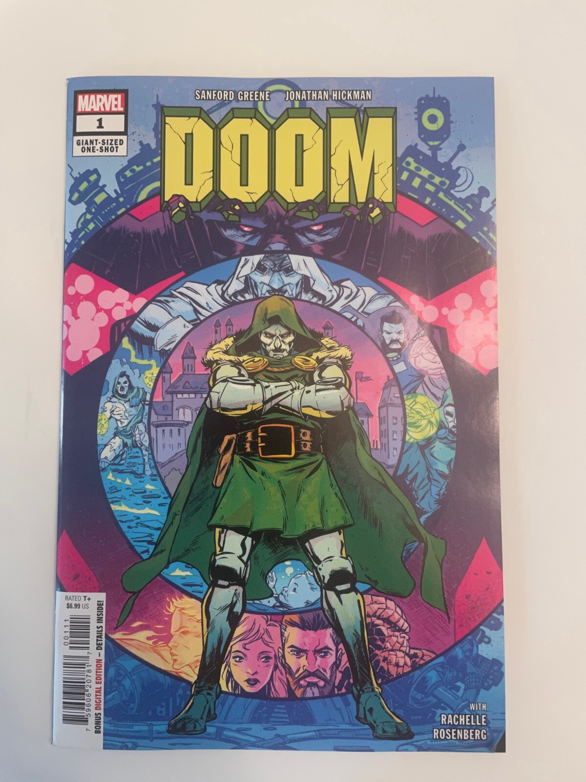 Doom #1 Cover A Sanford Greene Variant Marvel Comics NM 9.4-9.6 1st ...