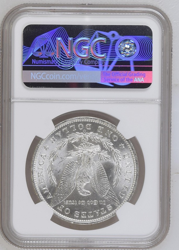 1885 O Morgan Silver Dollar NGC Certified MS-65+ Nice Bright Cartwheels ...