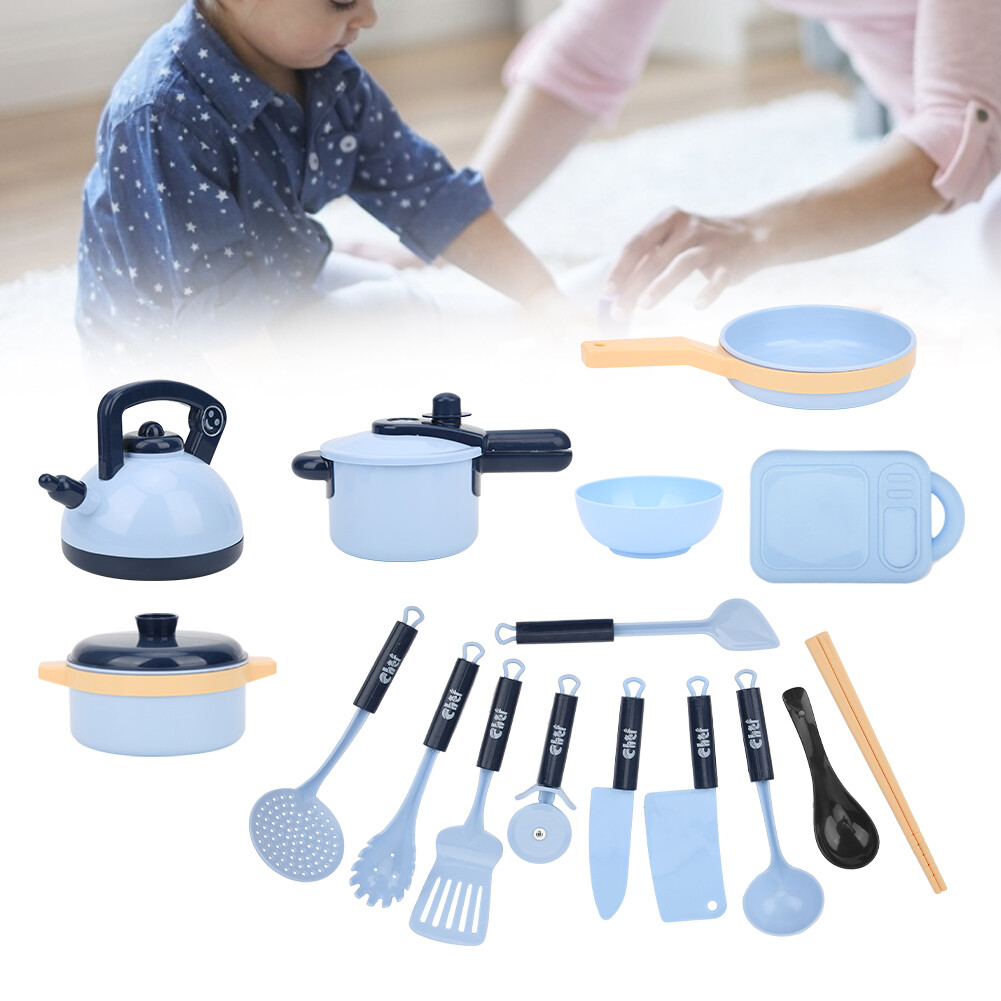 Pretend Play Cooking Set Educational Children Kid Kitchen Accessories ...