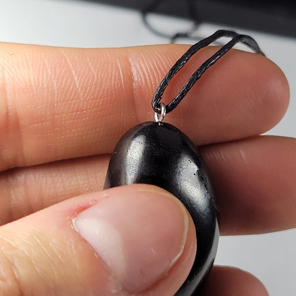 Shungite World Shungite Pendant Tumbled - Medium | eBay