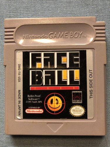 Jeu Game Boy Face Ball | eBay
