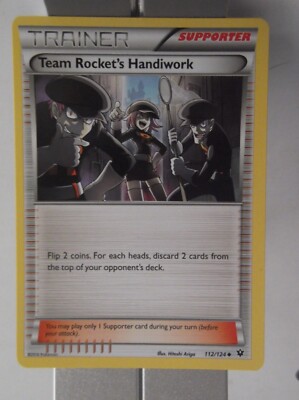 091PK112 - Team Rocket's Handiwork - 112/124- Fates Collide - Trainer ...