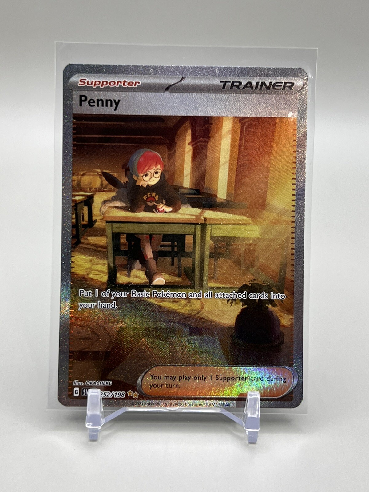 Penny! Pokemon Scarlet and Violet Special Illustration Rare 252/198. PT ...