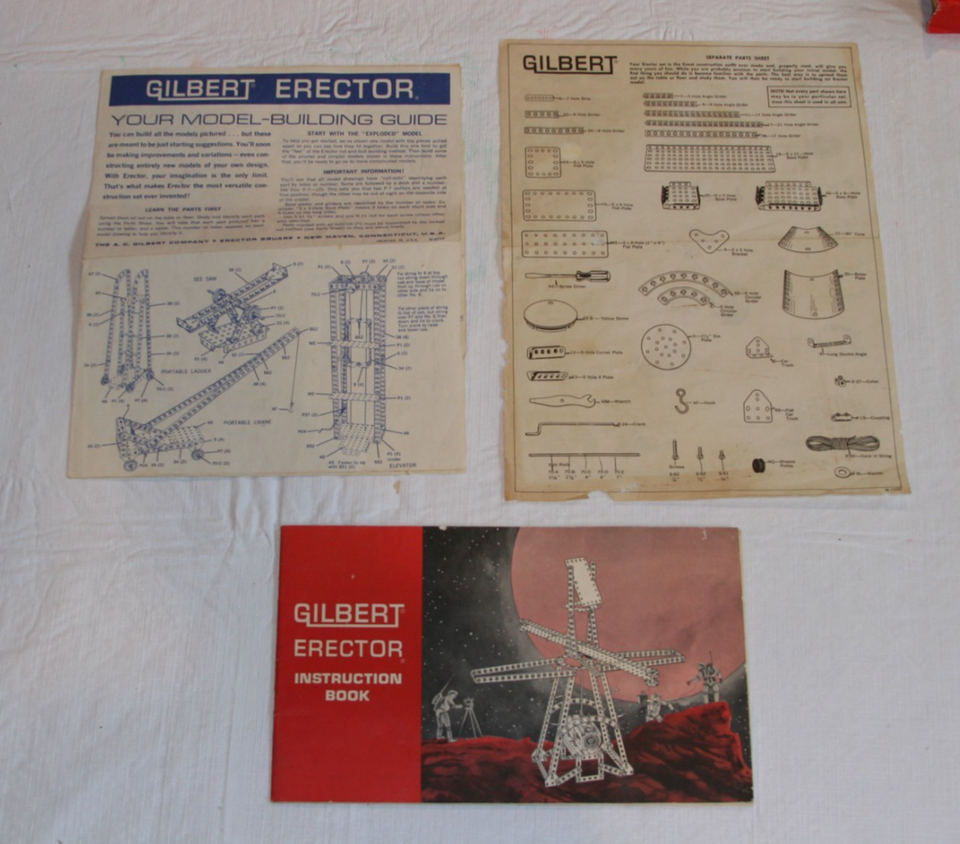 Gilbert Erector Set No 4 Model 10354 | eBay