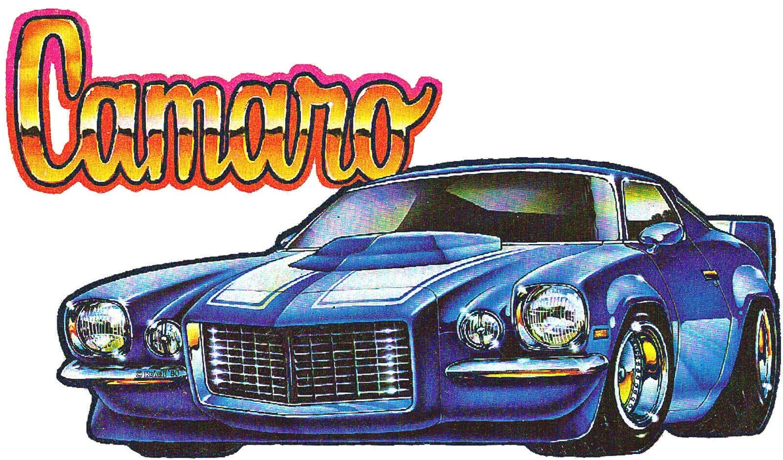 70s Chevy Camaro Vintage 70's Roach T-Shirt transfer only / Iron on ...