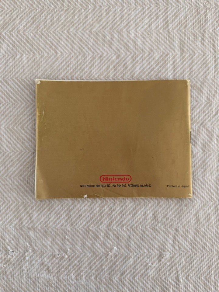 THE LEGEND OF ZELDA Nintendo NES CIB Box Gold Game Manual Map 5 Screw ...