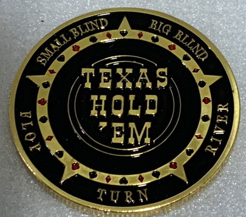 * Texas Holdem Poker Challenge Coin Awesome Comes In Capsule To Protect ...