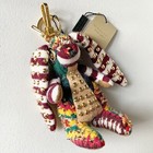 $395 Burberry Vera The Hare Rabbit Studded Bag Charm Stuffed Animal Key ...
