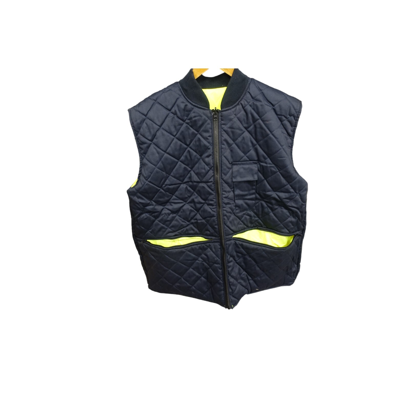Hi Vis Viz Reflective Gilet Reversible Hi-Visibility Body Warmer Size L ...