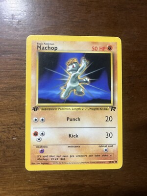 Pokémon TCG Machop Team Rocket 59 Regular 1st Edition | eBay