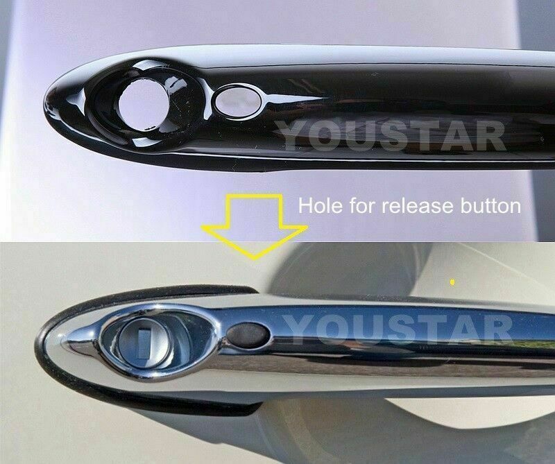 UNICUS COMBO PIANO BLACK Door Handle Trims 2x Comfort Access MINI ...