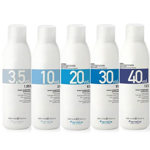 Fanola Standard / Oro Gold Colour Peroxide Cream Developer 1L 1.05% 3% ...