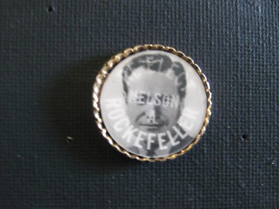 Vintage Rare 1960s Re-elect NELSON A. ROCKEFELLER Lapel Flasher Pin | eBay