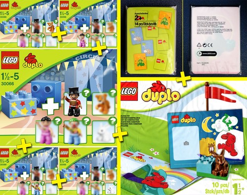 LEGO DUPLO #30066, #40167, #6031646 - Circus + Stand + Memory Game ...