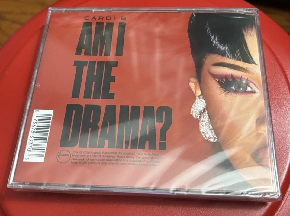 CARDI B - AM I THE DRAMA? - SIGNED CD - ALTERNATE COVER Autograph ...