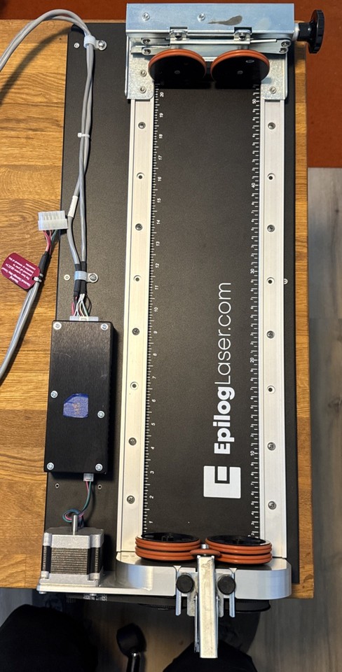 epilog fusion 48 laser engraver rim drive rotary attachment | eBay