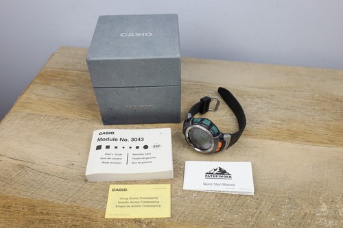 Casio Pathfinder Solar Triple Sensor Men's Watch PAW-1100 (3043) + Box ...