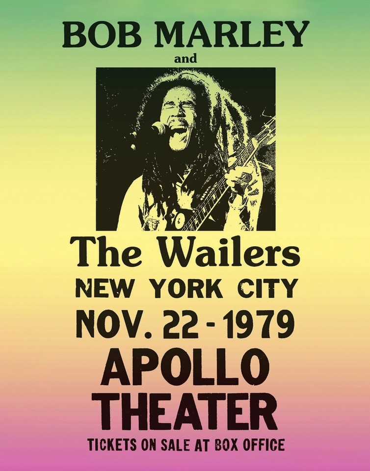 Bob Marley In New York Mini 13" X 19" Concert Poster only or Framed ...