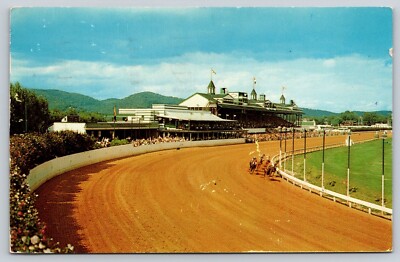 Postcard Wheeling Downs Wheeling West Virginia WV Horse Race Track | eBay