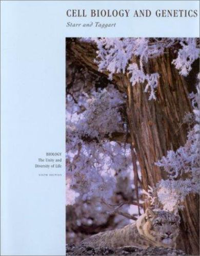Cell Biology and Genetics by Cecie Starr and Ralph Taggart (2000, Trade ...
