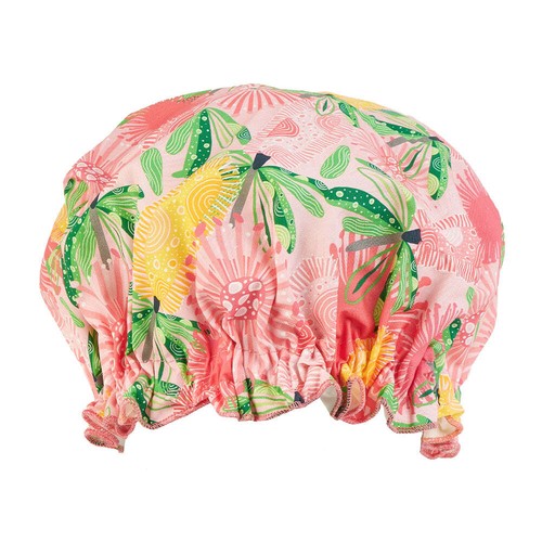Annabel Trends Shower Cap - Cotton - Pink Banksia | eBay Australia