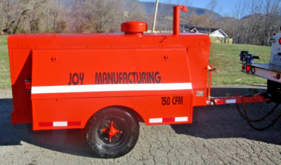 JOY PORTABLE AIR COMPRESSOR 150 CFM 125 PSI JOHN DEERE 4219DF ONLY 1659 ...